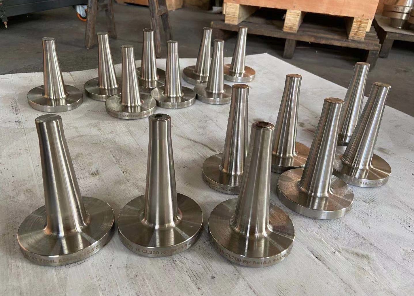Asme A182 Weld Neck Ring Type Joint Wn Rtj Flange Aisi B16.5 Kelas 300